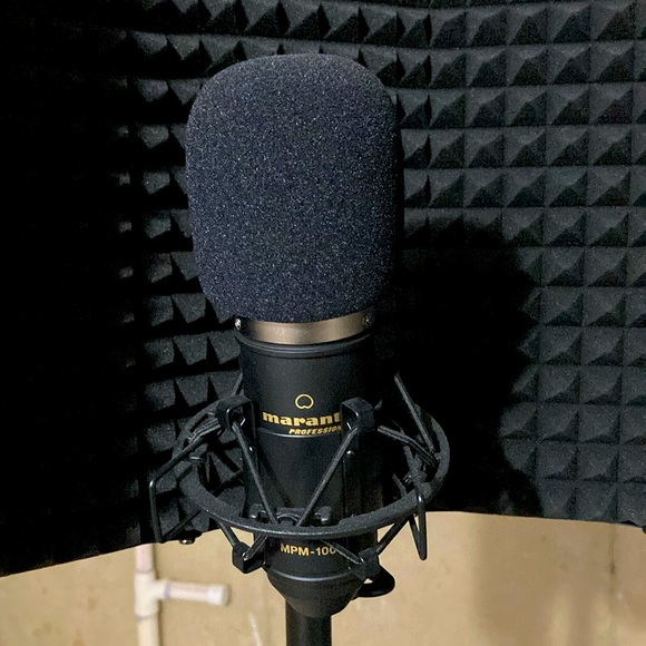 Other | Microphone Includes Pop Filter Sound Proof Microphone Stand Mic ...
